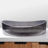 China Modern Ingot Glass Wash Bowl Constructed With Die Casting Production Process for sale