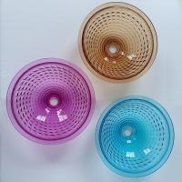 China Round Crystal Wash Basins Hand Wash 415mm 140mm For Hotel Die Casting for sale