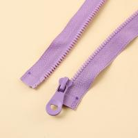China Lightweight #5 Resin Coil Zipper Corrosion Resistant Thick Teeth Open End Zipper for sale