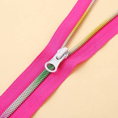 China Open Ended #5 #7 Nylon Zippers Weather Resistant Smooth Glide for sale