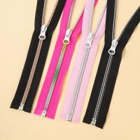 China Tear Resistant Nylon Zippers #5 Open Ended Zip With Low Friction Slider for sale