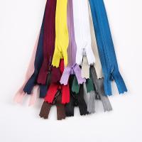 China Lightweight Nylon Invisible Zippers #3 Cycling Pockets Semi Auto Lock Closed End Zipper for sale