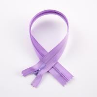 China Cycling Pocket 3mm Nylon Invisible Zippers Semi Auto Lock With Seamless Look for sale