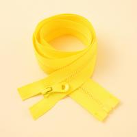 China Hard Thick #5 Resin Coil Zipper With Corrosion Resistant Plastic Slider for sale