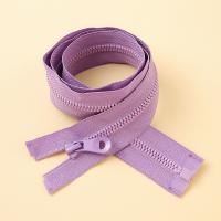 China Industrial Grade #5 Resin Coil Zipper Open End Design For Workwear for sale