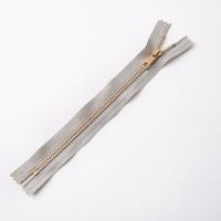 China Elegant #3 Metal Close End Zipper Lightweight Permanent Closed Bottom Zipper for sale