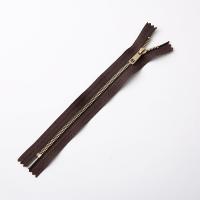 China Elegant #3 Metal Close End Zipper Lightweight Permanent Closed Bottom Zipper for sale