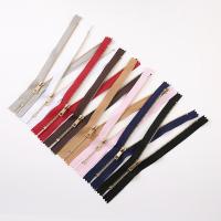 China Anti Rust Heavy Duty Metal Zipper #3 Closed End Zipper Smooth Operation for sale