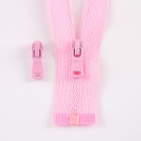 China Multi Purpose Single #3 Reverse Nylon Zipper Slider Smooth Semi Gloss Finish for sale