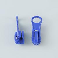 China Blue 3# Nylon Auto Lock Slider Unrivaled Security For Sportswear for sale