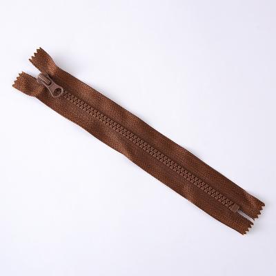 China Durable #5 Resin Teeth Close End Zippers For Children's Accessories for sale