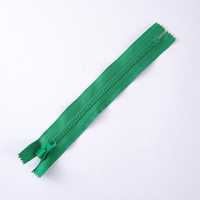 China Precision Engineering Resin Zipper Abrasion Resistant #5 Closed End Zips for sale