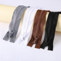 China Reinforced #5 Resin Zipper Durable Smooth Close End Zips For Sewing for sale