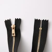 China Secure Fastening #3 Metal Zippers Eco Friendly Close End Zippers With Standard Finish for sale