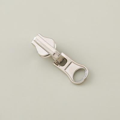 China #5 Resin Reverse Nylon Zipper Metallic Finishes For Luxury Apparel & Bags for sale