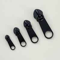 China Durable #3 - #10 Nylon Zipper Slider Black Finish Stylish For Clothing for sale