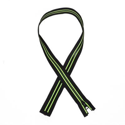 China Open End Design #5 Resin Coil Zipper Flame Retardant For Fashion Clothing for sale