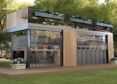 China Rust Proof Prefab Modular House For Cafe Residential And Office for sale