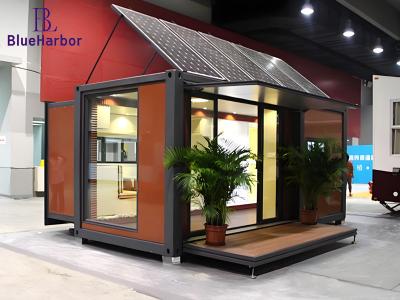 China Fireproof Prefabricated Expandable Container House Moveable 20ft 40ft With Bathroom for sale