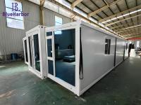 China Steel Expandable Prefab House / Foldable Modular Insulated Shipping Container House for sale