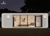 China Galvanized Steel Space Capsule House Apple Cabin With Kitchen And Bathroom for sale