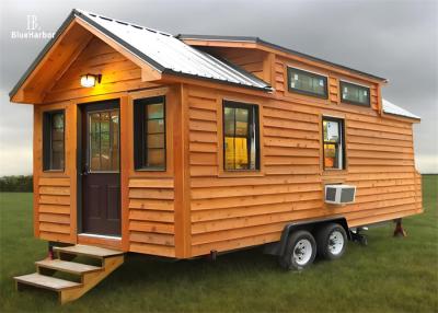 China Light Steel Structure Trailer Prefabricated Tiny House With Loft Layout For 2 People for sale