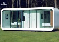 China Galvanized Square Tube Frames Space Capsule House for Modern Office Design and Multi-Purpose Apple Cabins for sale