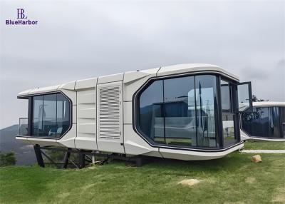 China Wi-Fi And Smart Home Integration Space Capsule House With Air Vents And Aluminum Alloy Panel Modular Living Unit for sale