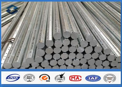 China 69KV 30FT 35FT Octagonal Galvanized Steel Pole for Distribution 345 Mpa Min Yield Stress for sale