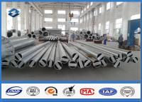 China 50 years Life Time Square Metal Pole , High strength low alloy structural steel light pole for sale