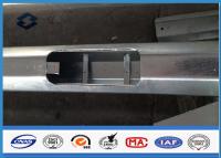 China Double Arms Octagonal Road Parking Lot Customized Color Light Steel Poles for sale