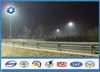 China 30M Steel Q345 Polygonal HDG High Mast Light Pole 4mm / 6mm / 8mm Thickness for sale