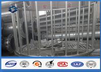 China Microwave Telecommunication electric service pole , Hot Roll Steel Q420 wireless communication towers for sale
