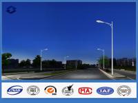 China One Bracket Arm Tapered Street Lighting Pole Advanced submerged arc welding for sale