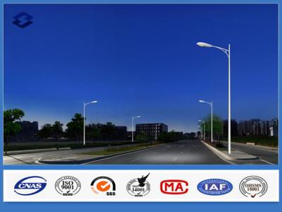 China One Bracket Arm Tapered Street Lighting Pole Advanced submerged arc welding for sale