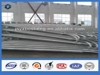 China 5m - 12m Single Curved End electrical street light pole above 95% Peneration for sale