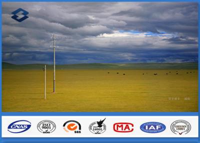 China 10KV 35KV 69KV 110KV 220KV Voltage Transmission Tower Line Electrical Steel Power pole for sale