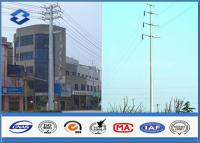 China 10KV Three Circuits Transmission Electrical Power Pole Polygonal with Steel for sale