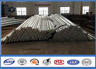 China 69KV HDG Octagonal Galvanized Steel Pole for 30FT 35FT Distribution Burial Type for sale