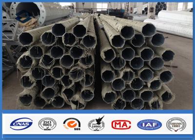 China 500KGS Design Load galvanized steel pipe with Bituminous Painting 30 m /s Wind Speed for sale
