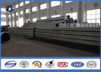 China 500KGS Design Load galvanized steel pipe with Bituminous Painting 30 m /s Wind Speed for sale