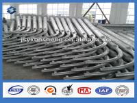 China Q235 Material 60mm Single Arm 8M High Street Lighting Steel Pole for sale