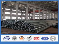 China 25FT Q355 Steel Material Galvanized Electric Power Steel poles for sale