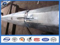 China Q345 Q420 Q460 Hot dip Galvanized Electric Power Tranmission Steel Pole for sale