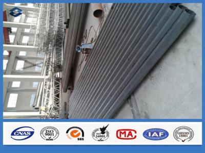 China Polygonal Semi-finished Customized Electric Power Delivery Steel Pipe Pole for sale