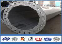 China HDG Electrical Tubular Steel Pole High strength low alloy structural steels for sale