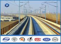 China 345 Mpa Min Yield Stress high mast lighting pole ,  2.5mm - 22mm Thickness electric power pole for sale