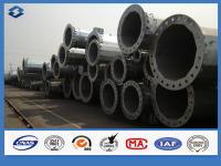 China Hot-dip Galvanized Steel 3mm Q420 Dodecagonal Electrical Power Tower Metal Pole for sale