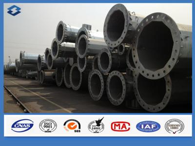 China Hot-dip Galvanized Steel 3mm Q420 Dodecagonal Electrical Power Tower Metal Pole for sale