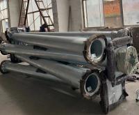 China 11m Height Hot Dip Galvanized Steel Pole Frame For Transformer Substation for sale